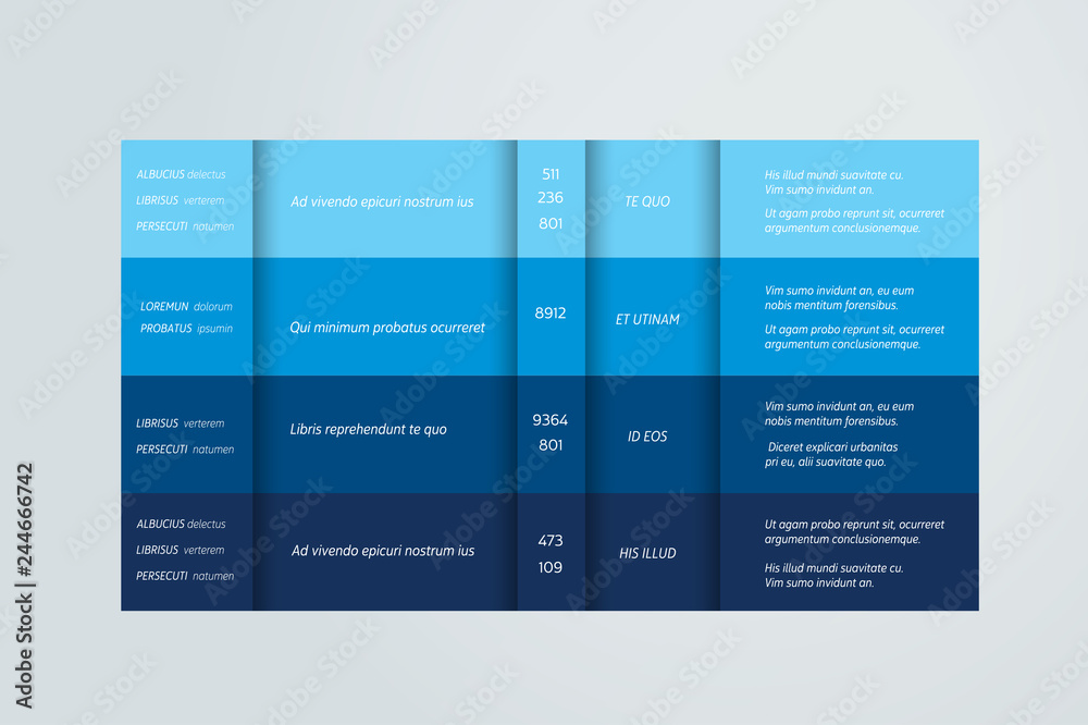 Price table, template, pricing banner, chart. Infographics element ...