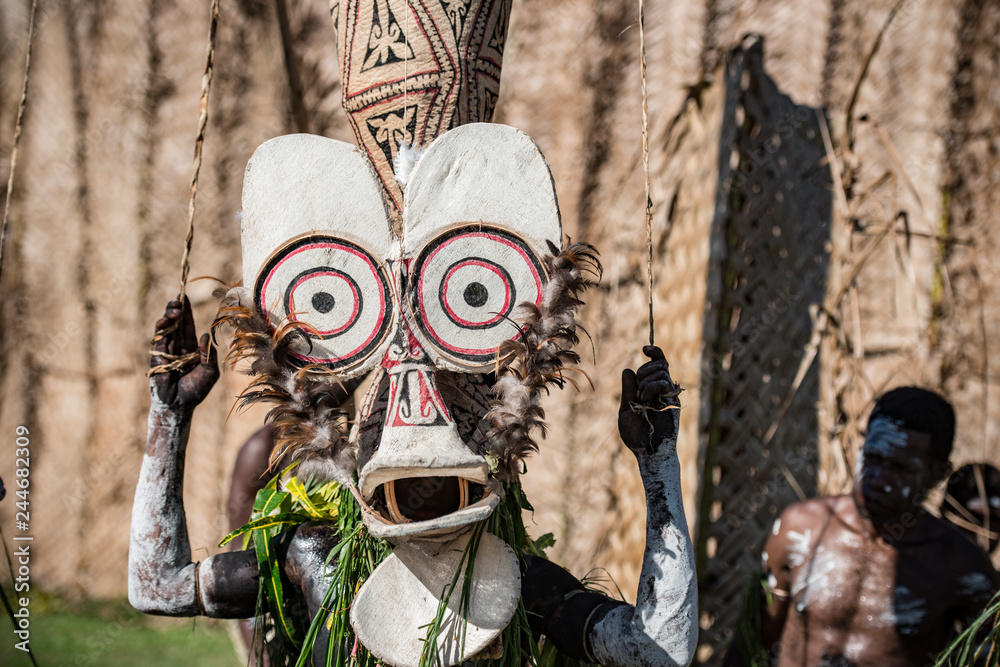 Baining mask Papua New Guinea Stock Photo | Adobe Stock