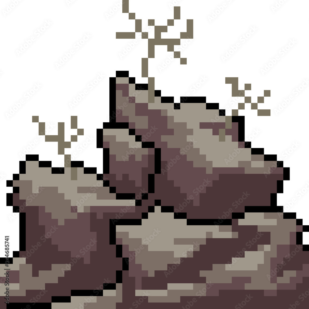 vector pixel art drought Stock Vector | Adobe Stock