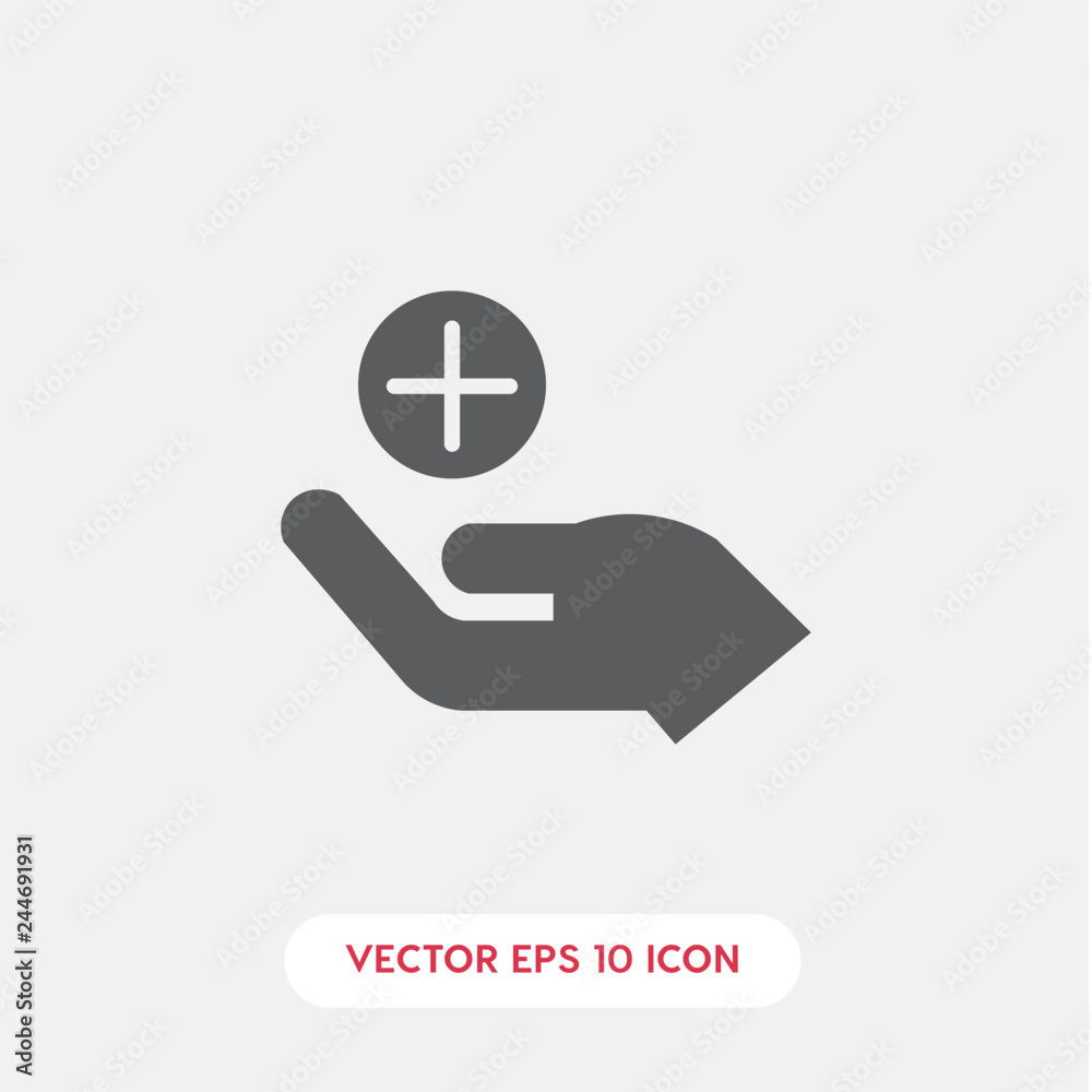 save add icon. save add symbol vector symbol. Linear style sign for ...