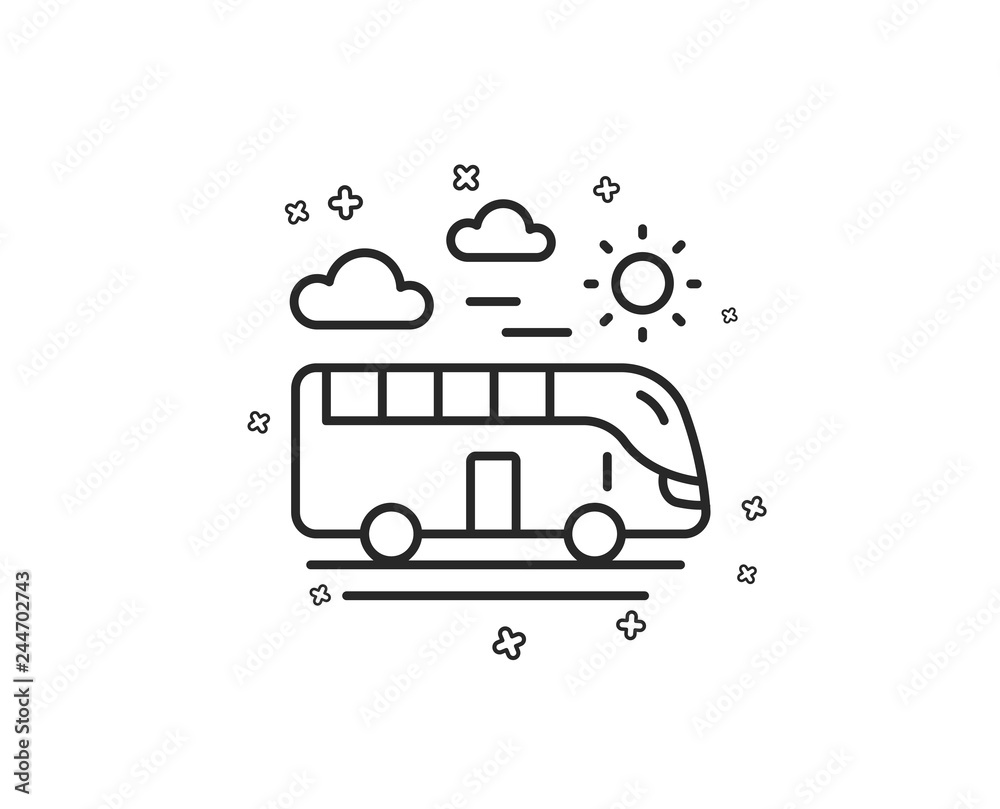 Tour Bus Icon