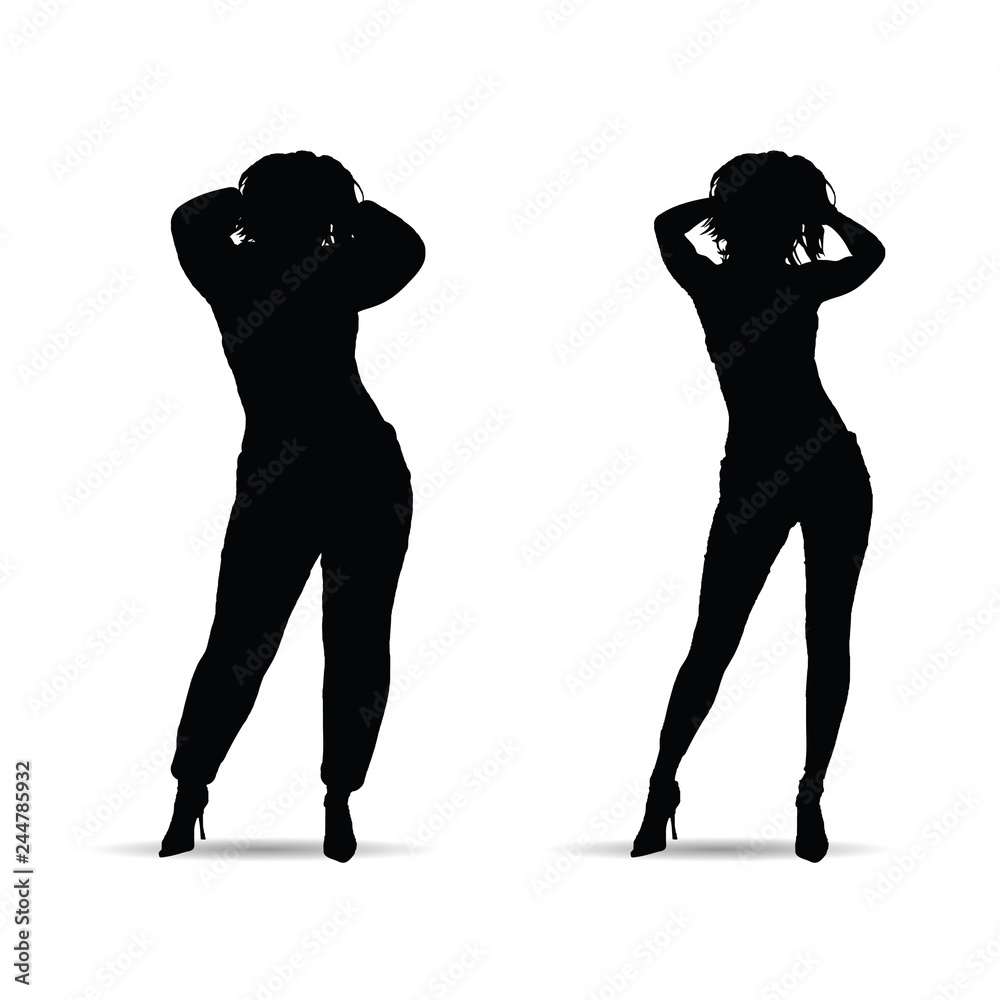 Slim Woman Silhouette