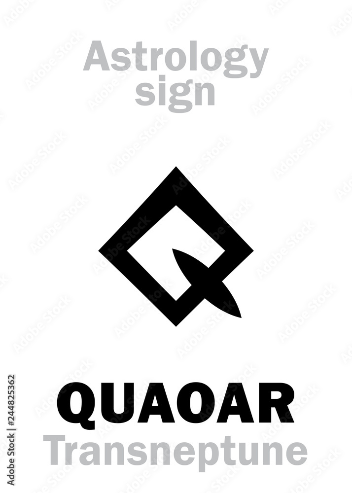 Astrology Alphabet: QUAOAR, Large massive trans-neptunian planetoid ...