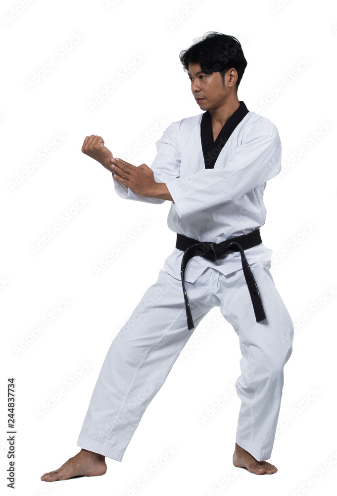 Master Black Belt TaeKwonDo handsome man instructor Teacher fighter ...