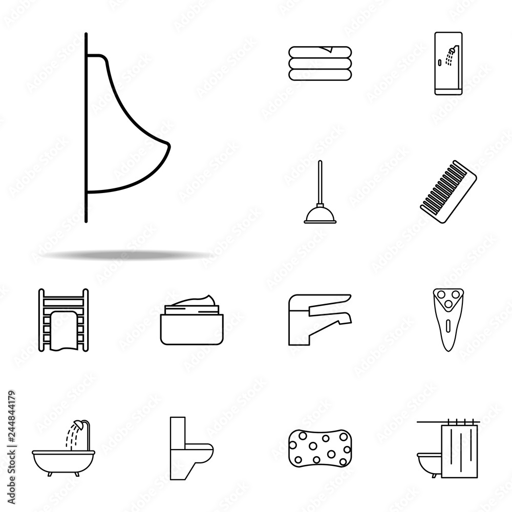 urinal icon. web icons universal set for web and mobile Stock Vector ...