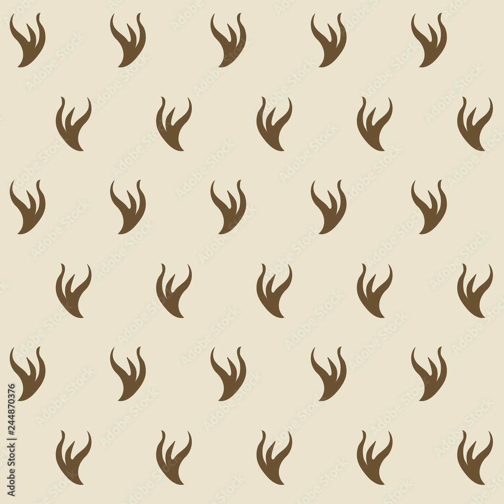 Stilyzed ermine fur seamless pattern. Appears as a lining for royalor ...