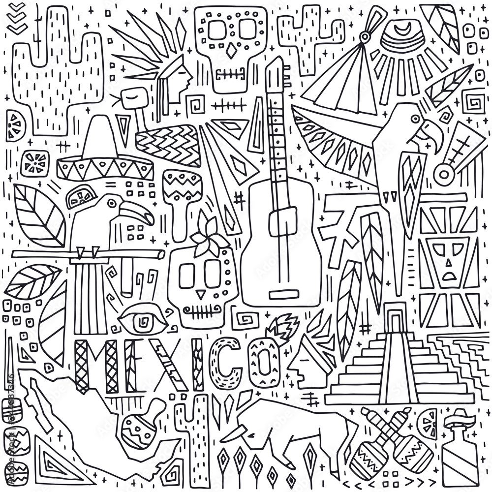 Hispanic Culture Drawings