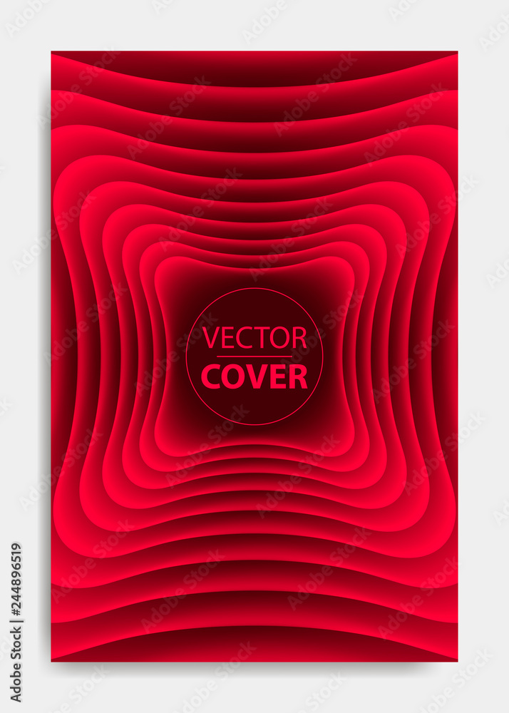 Cover design template for decoration presentation, brochure, catalog ...