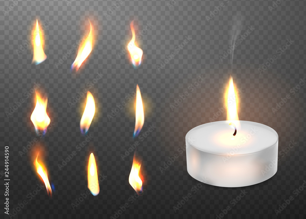 Candle Flame Drawing