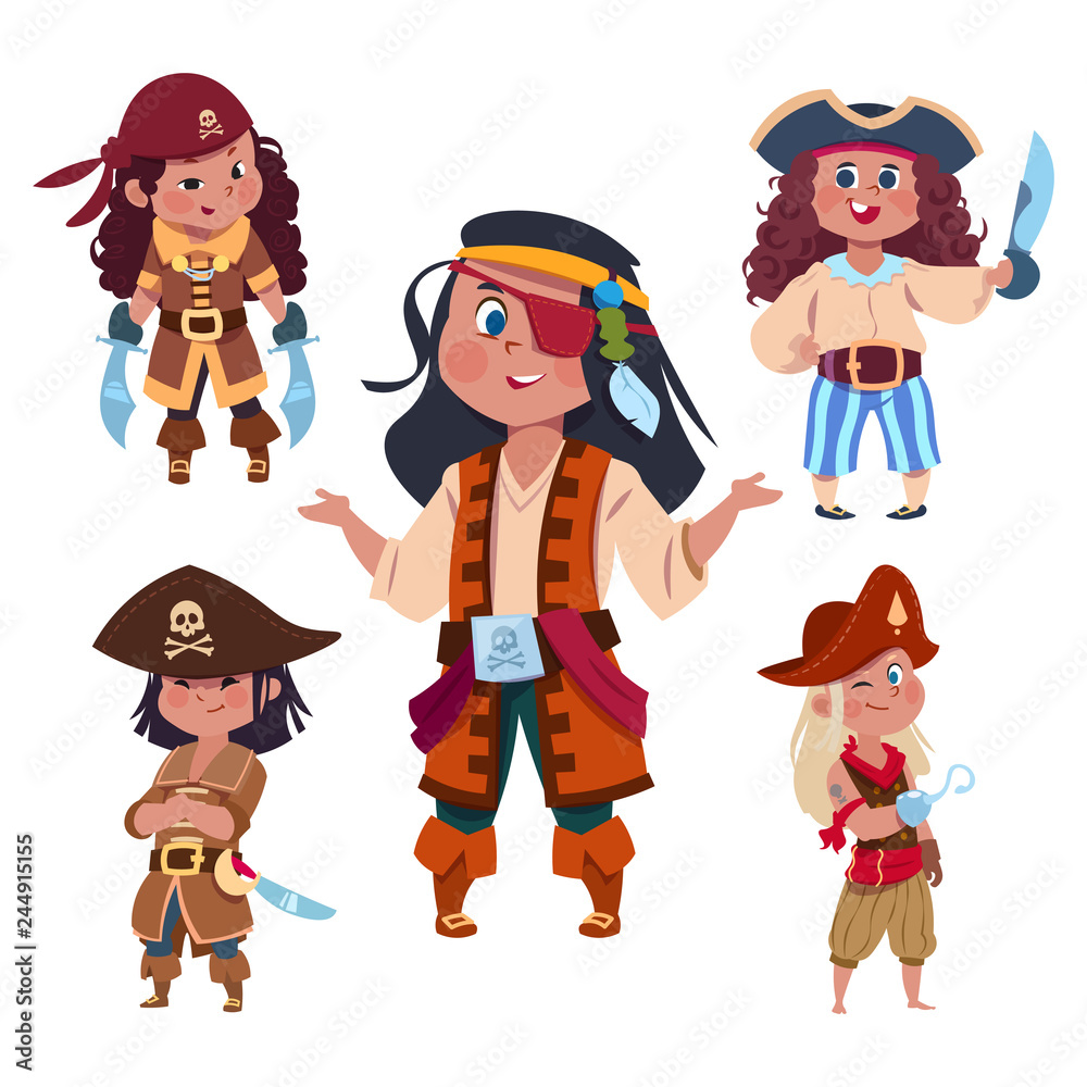 Girl Pirate Clipart For Kids