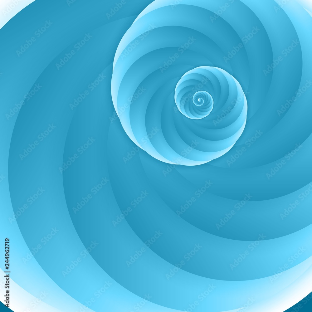 Cartoon illustration with blue spiral background for wallpaper design ...