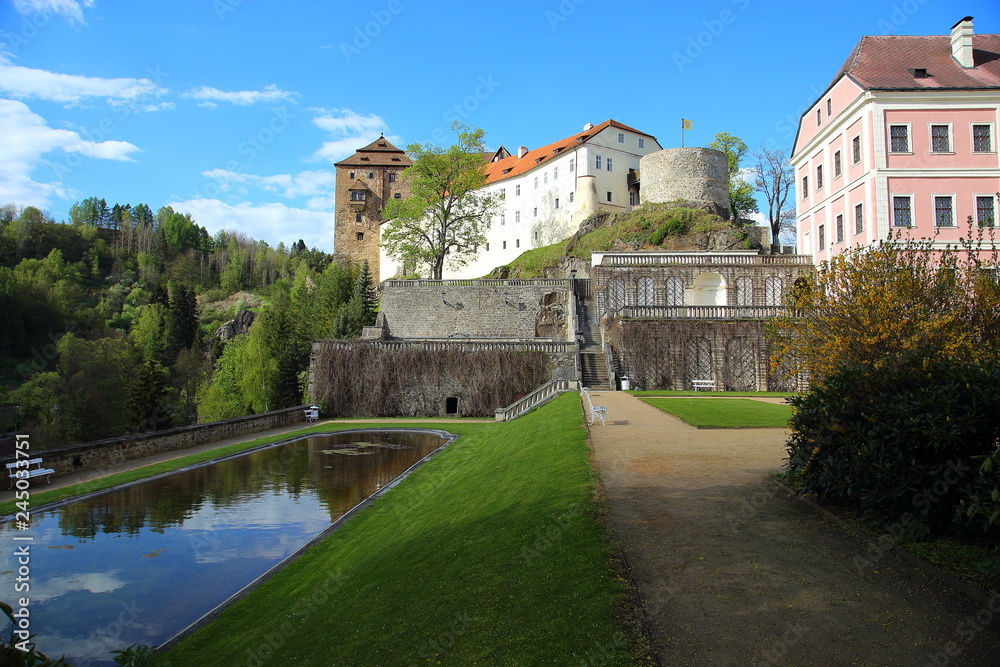 The castle and the chateau Bečov is a unique collection of historic ...