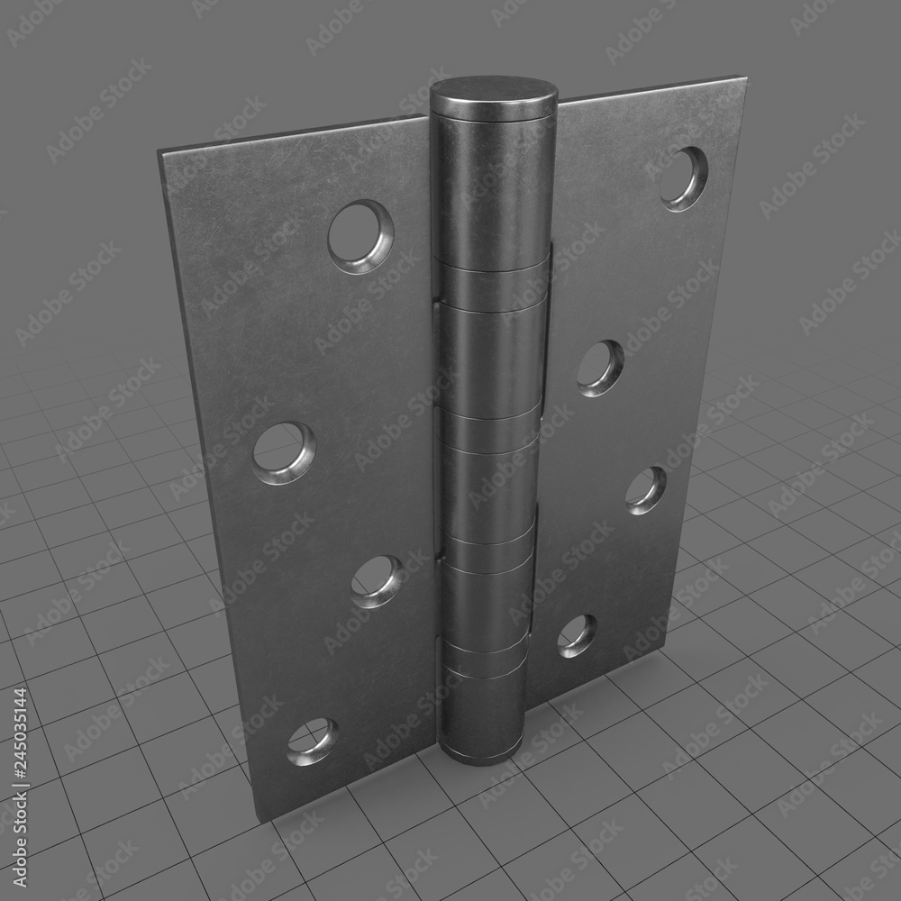 Standard Hinge Stock 3D Asset Adobe Stock