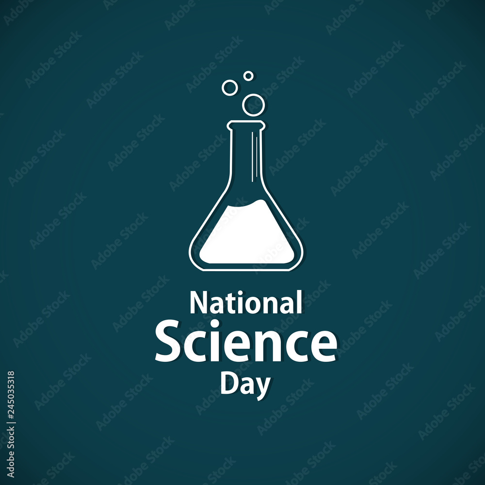 national science day Stock Vector | Adobe Stock