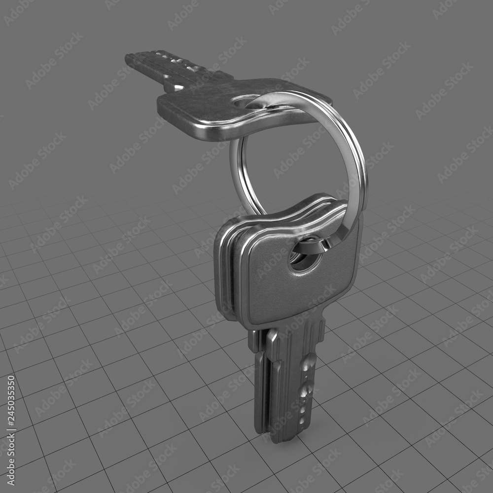 Key set 2 Stock 3D asset | Adobe Stock