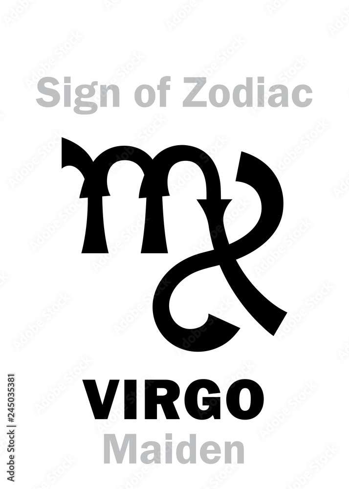 Virgo Star Sign Symbol