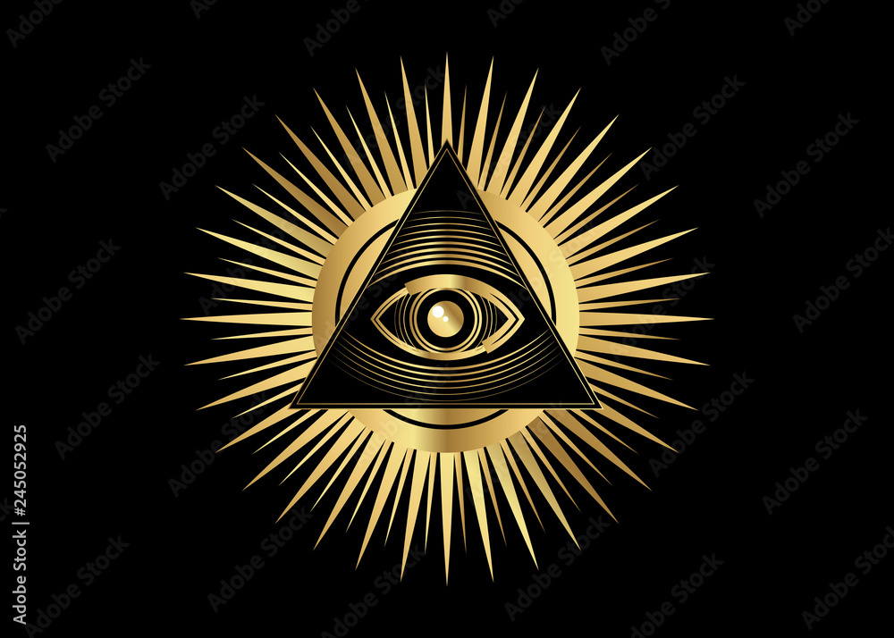 Masonic All Seeing Eye Pyramid