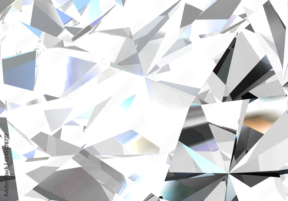 Realistic diamond texture close up, 3D illustration. 3D rendering Stock ...