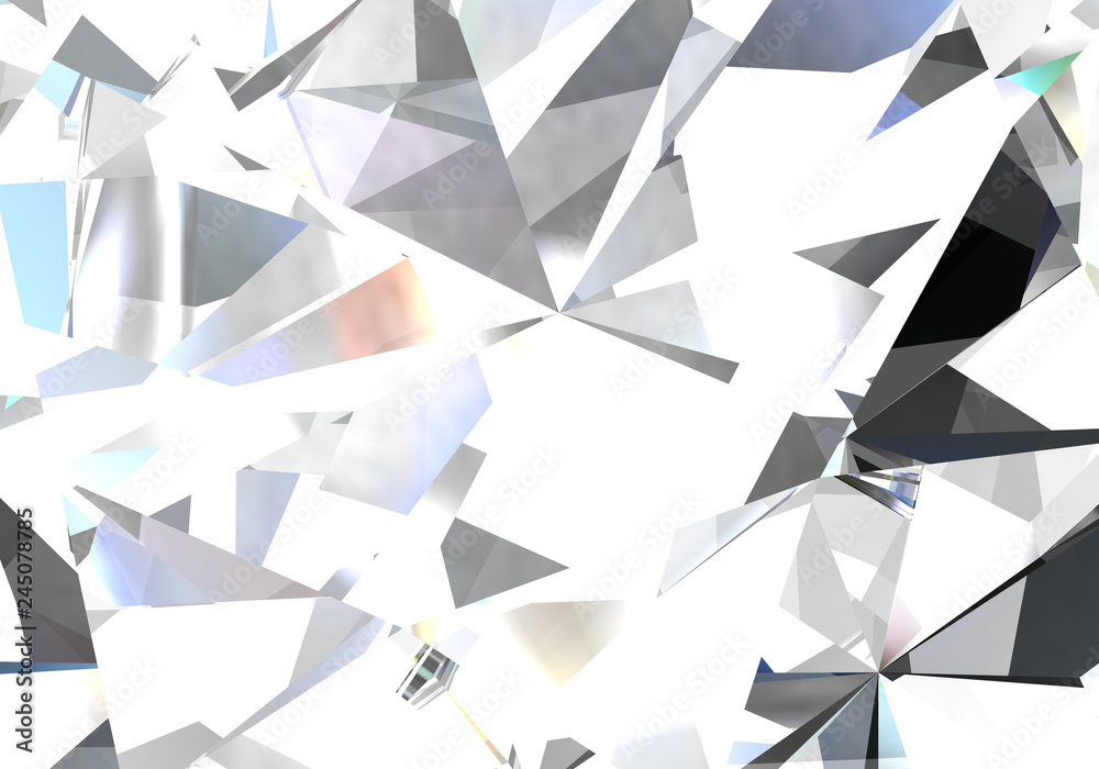 Realistic diamond texture close up, 3D illustration. 3D rendering Stock ...