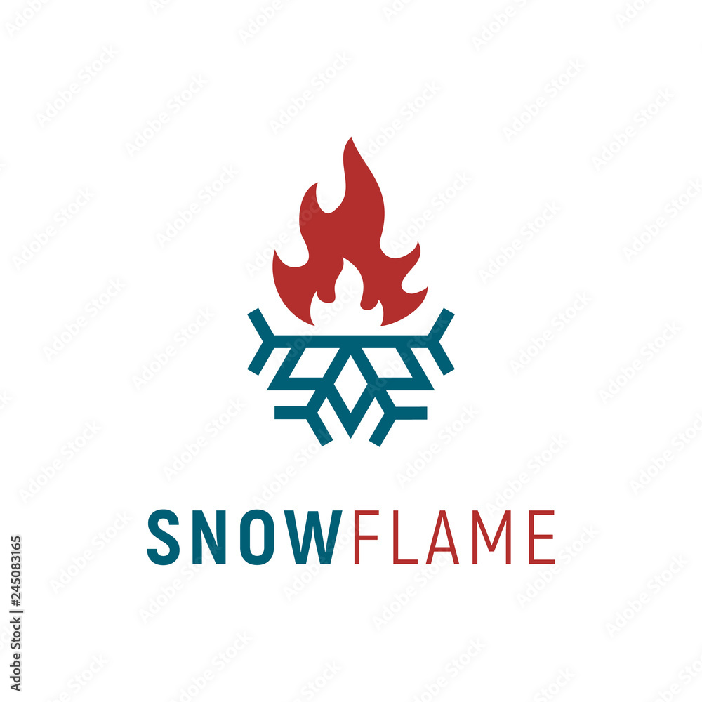 Frost Logo And Flames