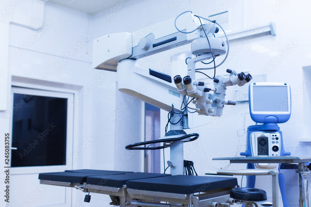 equipment for laser vision correction operating. ophthalmology ...