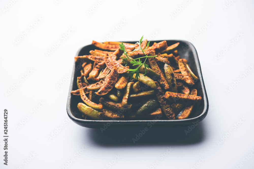 Tindora Sabzi / Tendli / tondli Fry also known as Ivy Gourd fry recipe ...