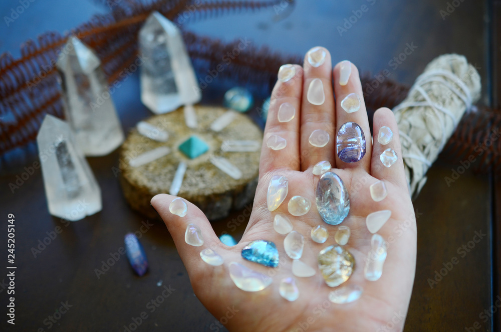 Beautiful, bright tumbled crystal chips. Stunning healing crystals ...