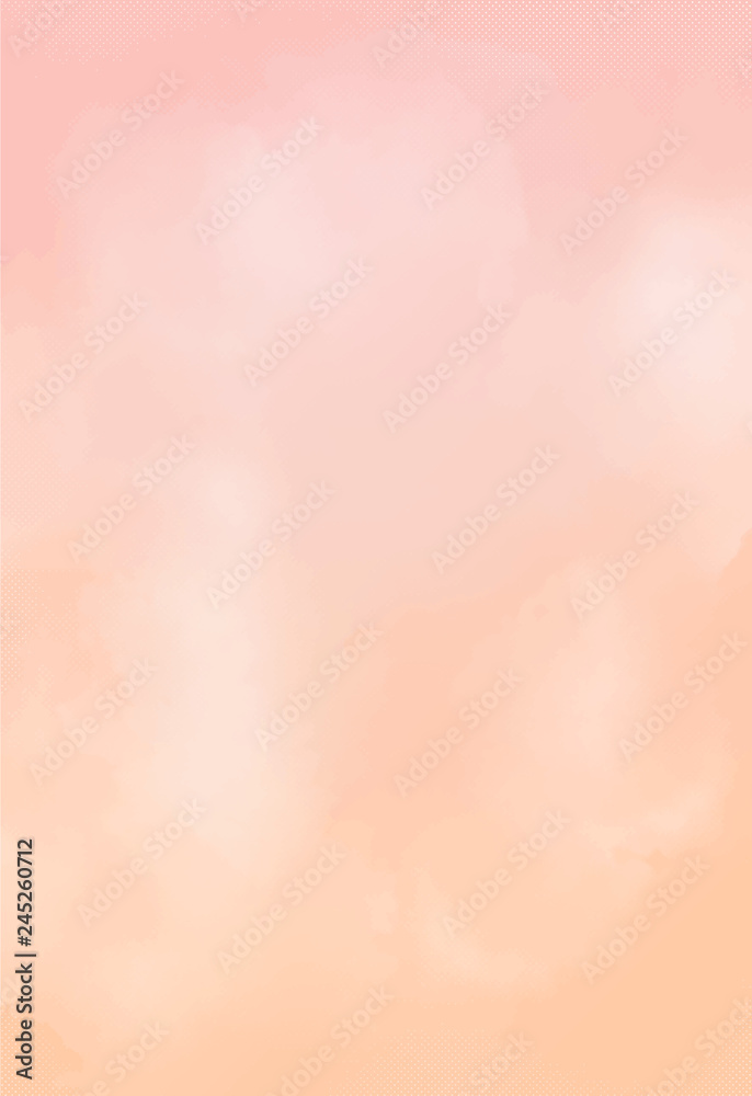 watercolor paper. peach texture background. vector eps 8 Stock Vector ...