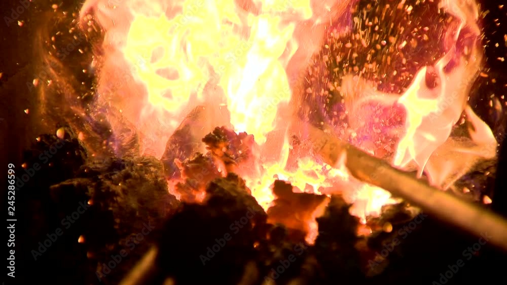 Forge, blacksmith, fire, metal, craft, tradition, heat, weapons ...