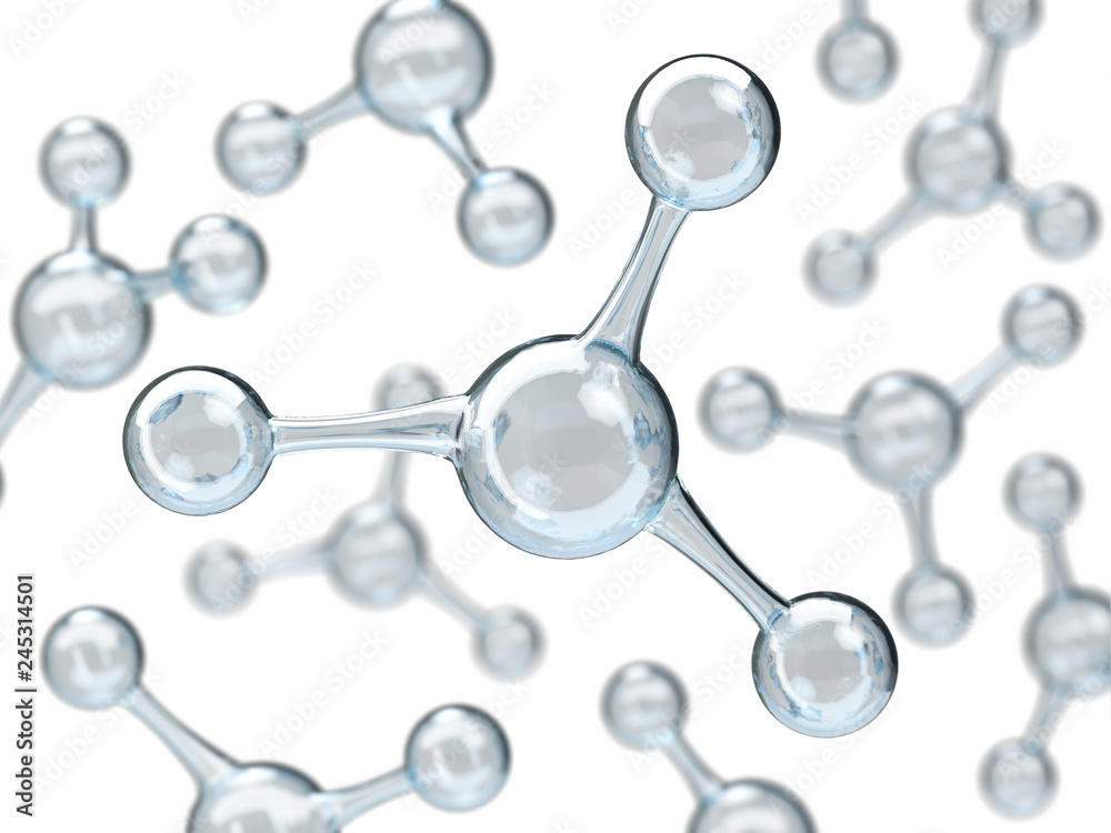 3d Water Molecule Structure