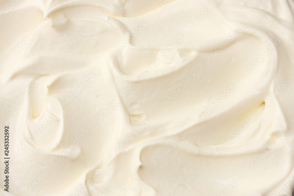sour cream background. sour cream texture. top view Stock Photo | Adobe ...