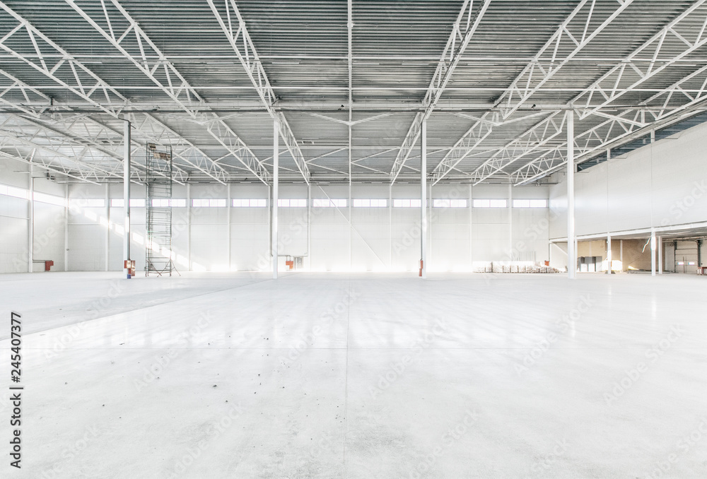 Empty Warehouse Interior