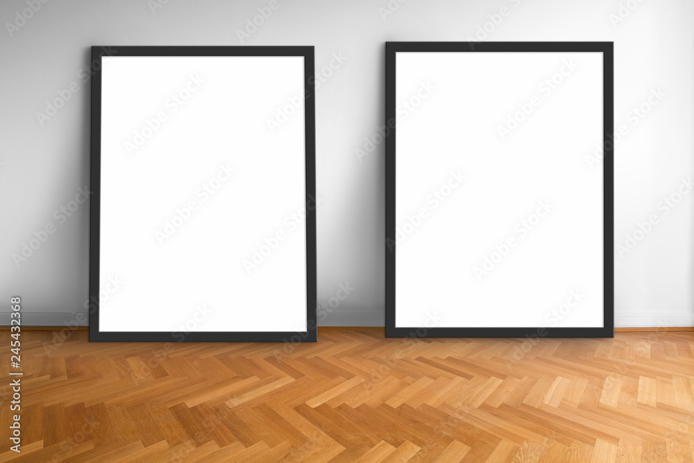 Multiple Empty Picture Frames