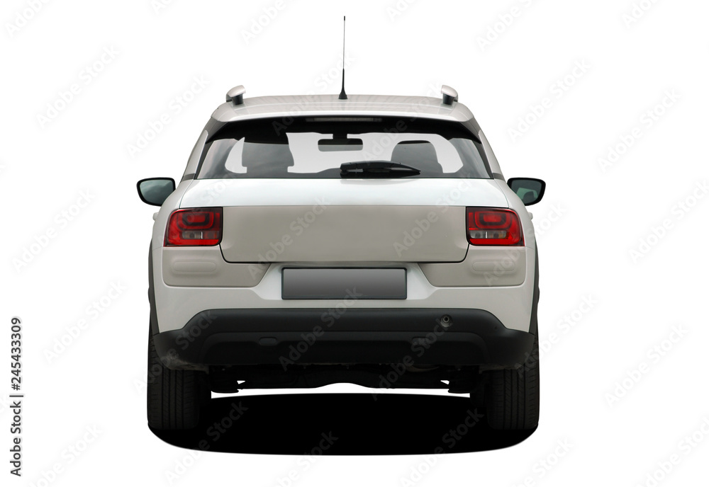 car back view Stock Illustration | Adobe Stock