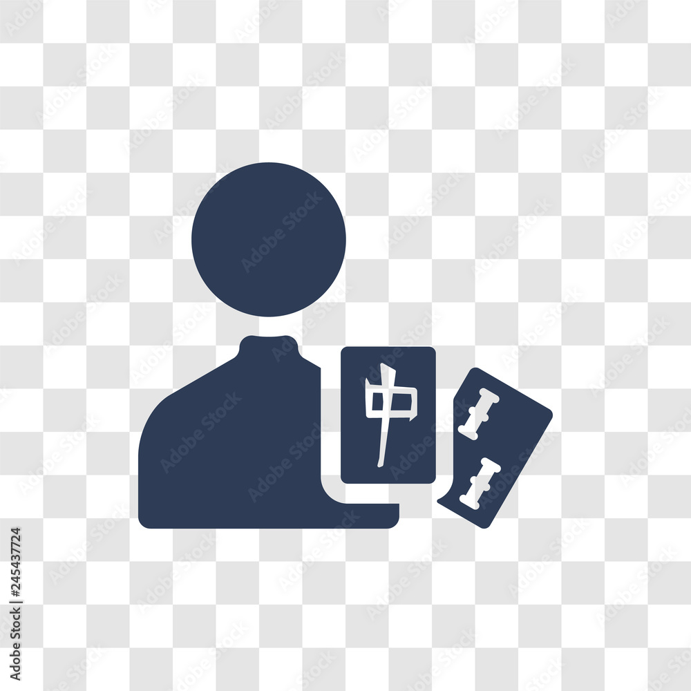 Mahjong icon vector Stock Vector | Adobe Stock