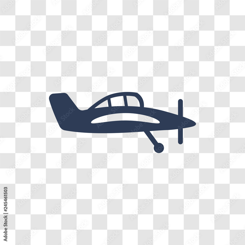 Crop Dusting Plane Vector Clipart