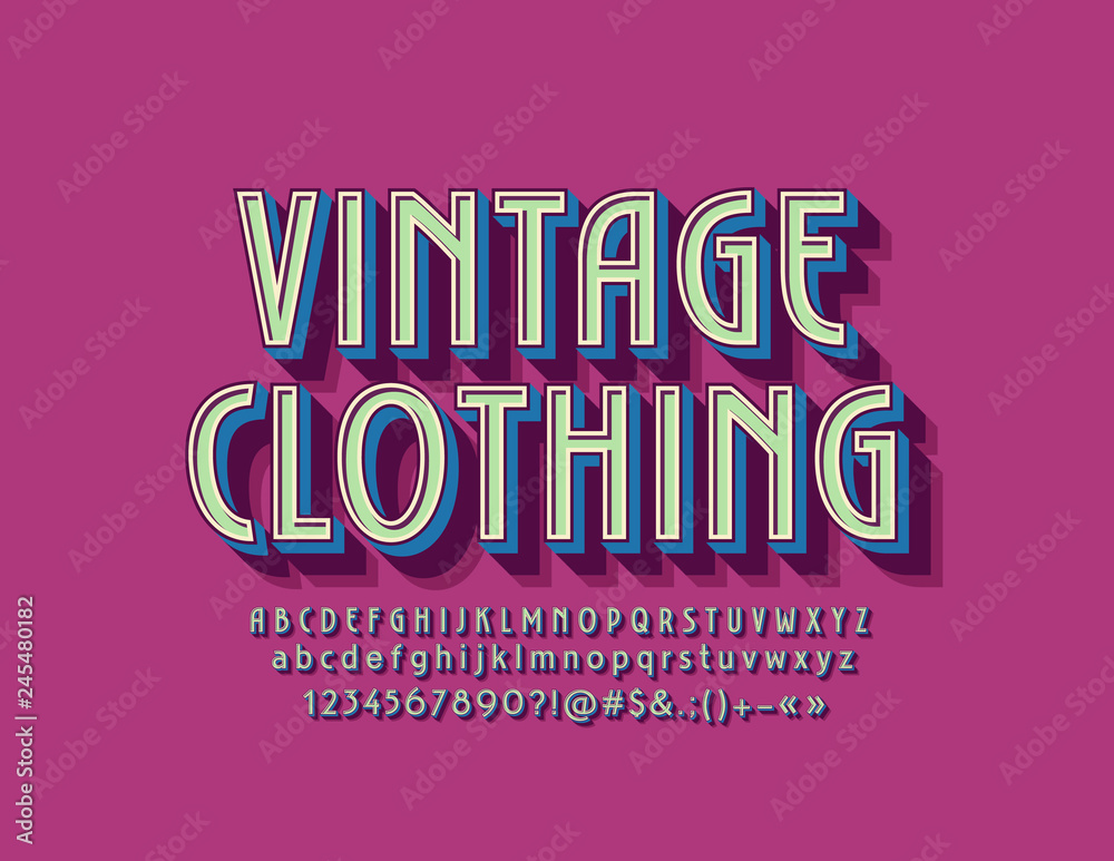 Vintage Sign Lettering