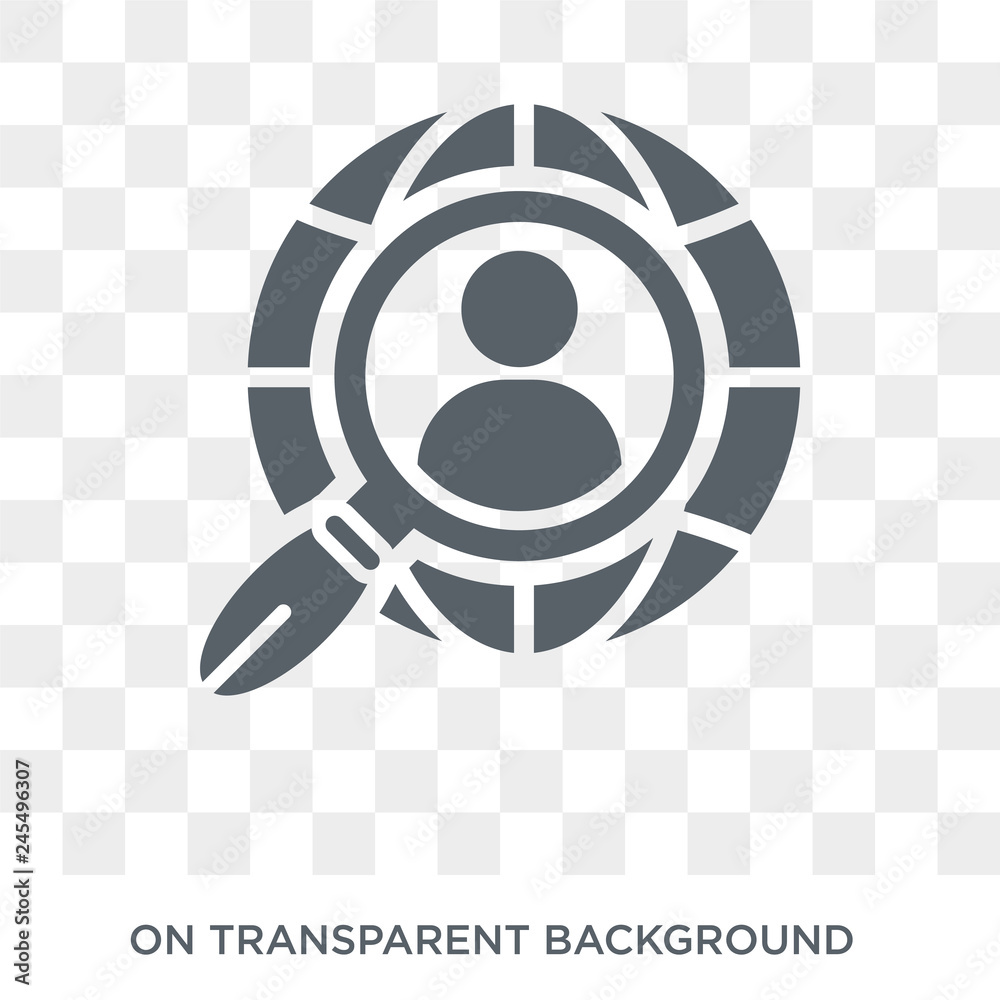 User research icon. Trendy flat vector User research icon on ...