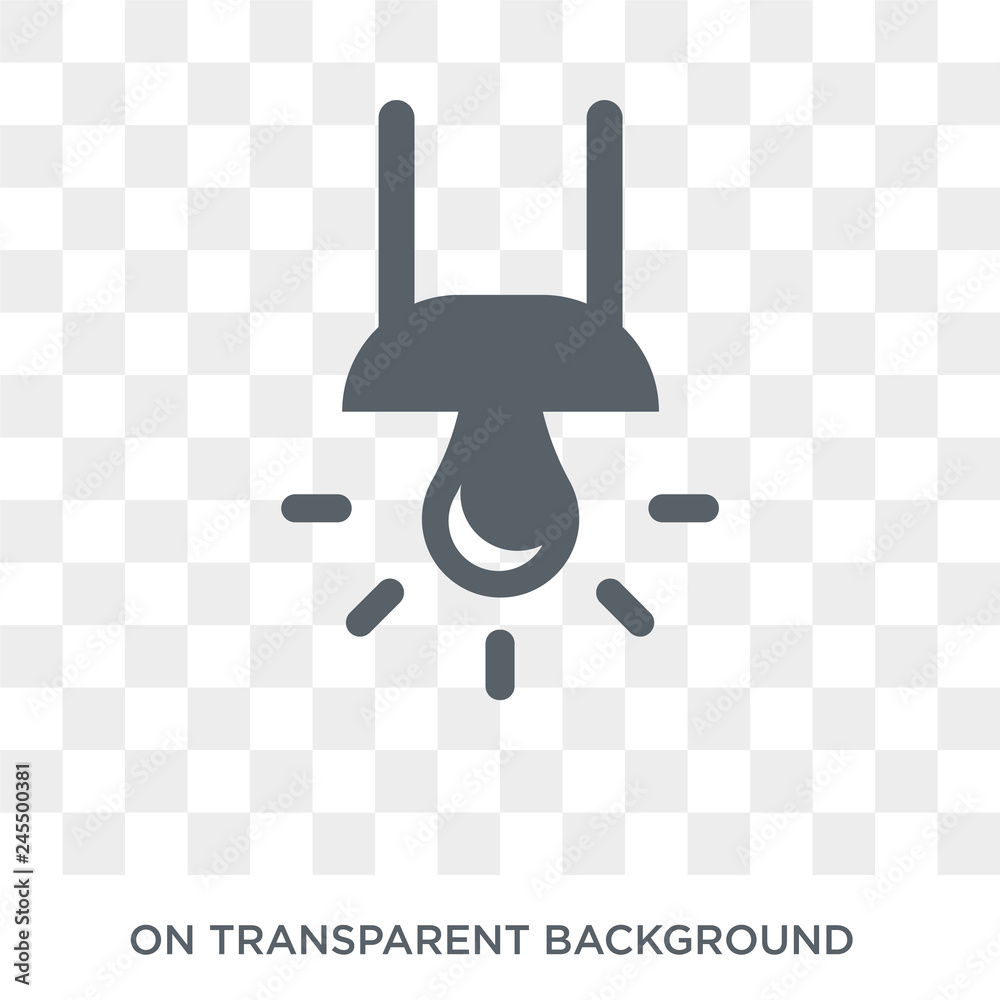 Illumination icon. Trendy flat vector Illumination icon on transparent ...