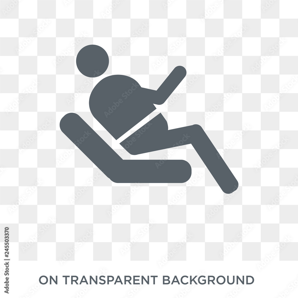 Brine cabin icon. Trendy flat vector Brine cabin icon on transparent ...