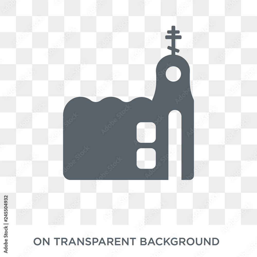 orthodox icon. Trendy flat vector orthodox icon on transparent ...