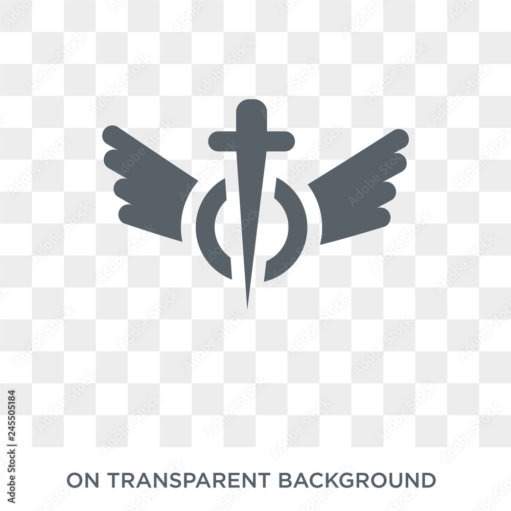 heresy icon. Trendy flat vector heresy icon on transparent background ...