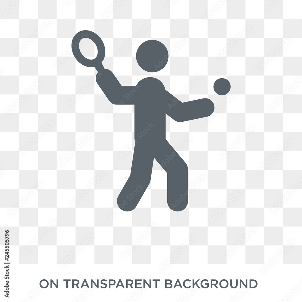 People playing Squash icon icon. Trendy flat vector People playing ...