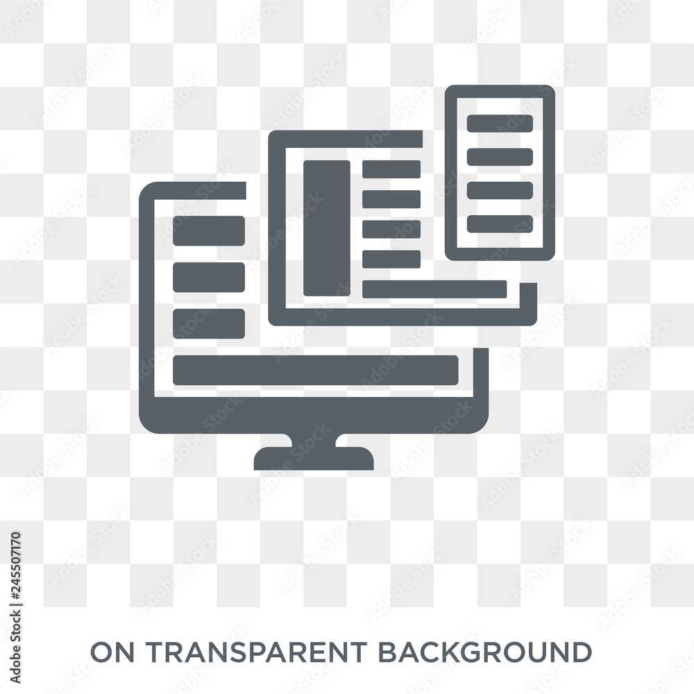 Cross-platform icon. Trendy flat vector Cross-platform icon on ...