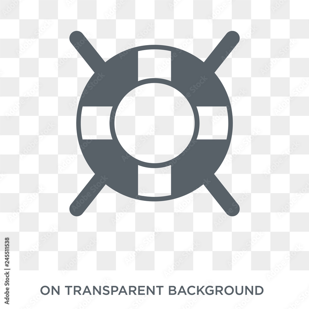 Life preserver icon. Trendy flat vector Life preserver icon on ...