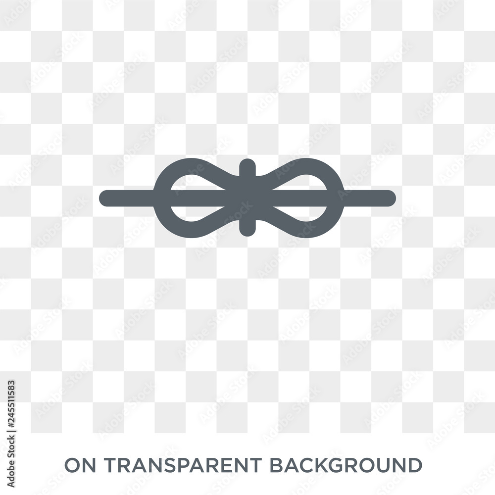 Knot icon. Trendy flat vector Knot icon on transparent background from ...