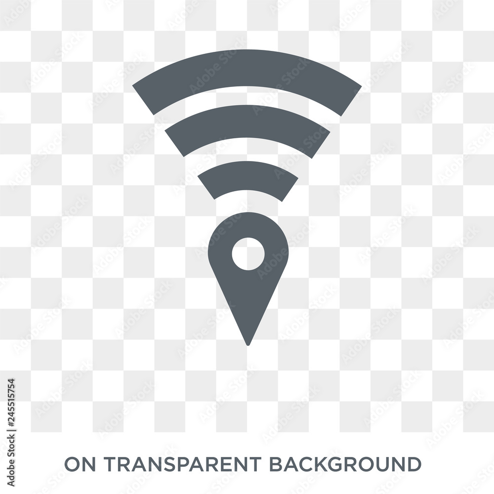 Geolocalization Icon Trendy Flat Vector Geolocalization Icon On