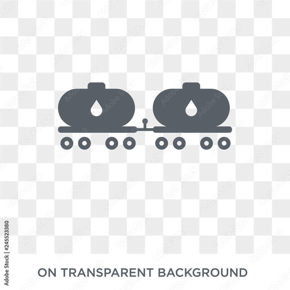 Train cargo icon. Train cargo design concept from Industry collection ...