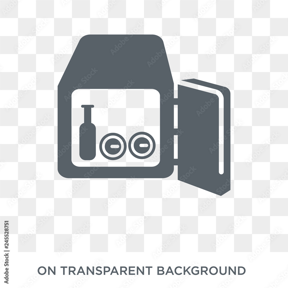Minibar icon. Minibar design concept from Hotel collection. Simple ...