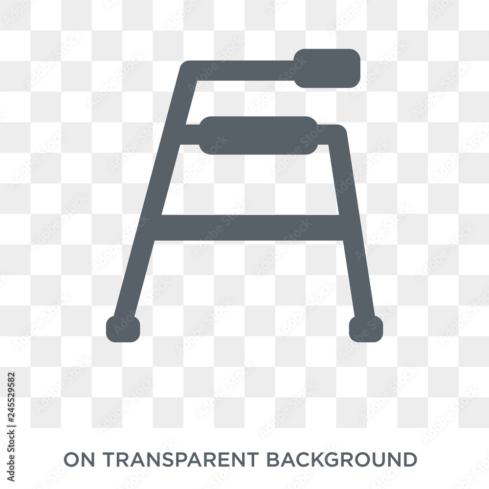 medical Walker icon. Trendy flat vector medical Walker icon on ...